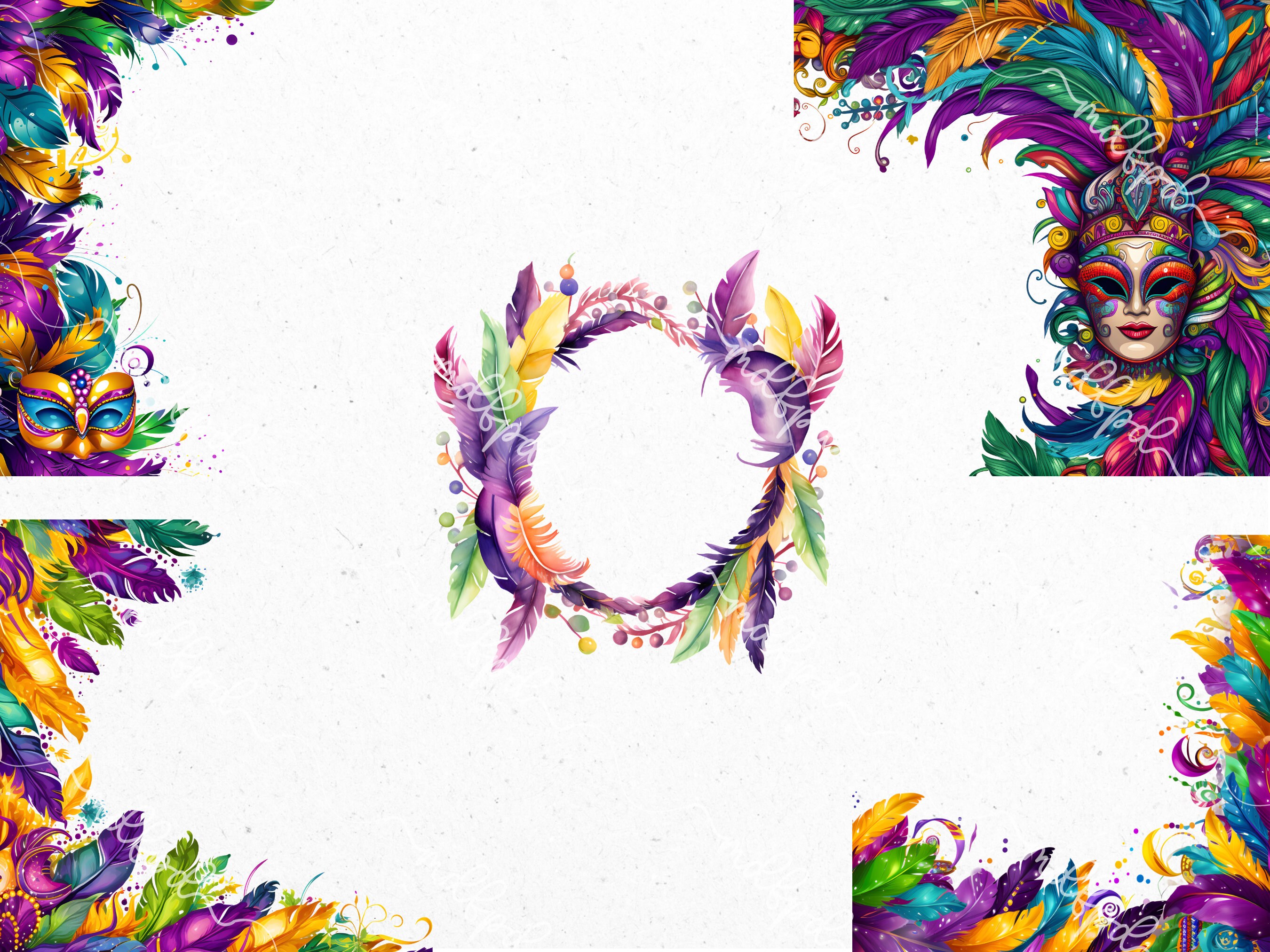 Mardi Gras Frames: Mardi Gras Frames Clip Art, Mardi Gras Frames Pngs ...
