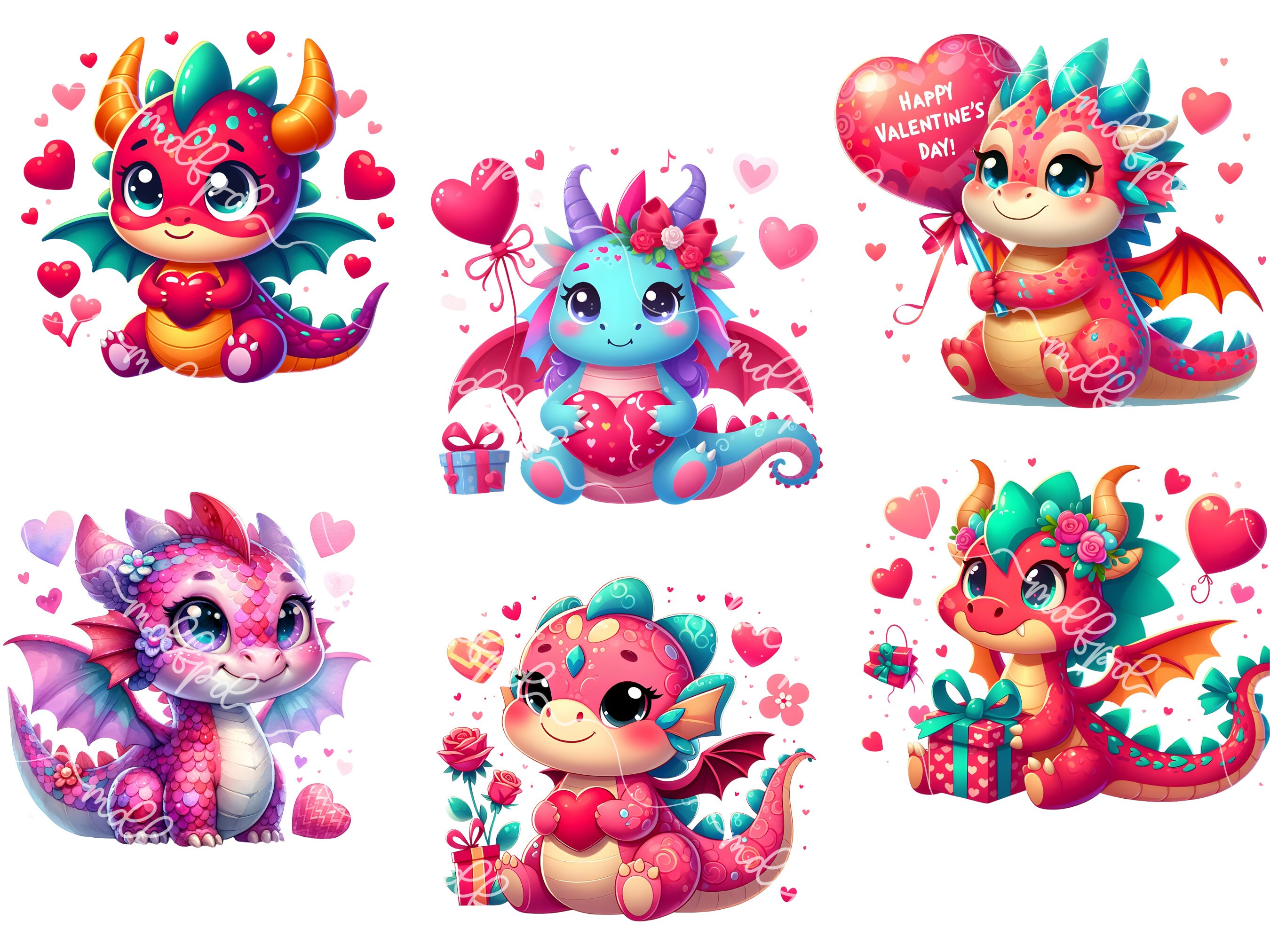 Valentine Dragons: Valentine Dragon Clip Art, Valentine Dragon Pngs ...