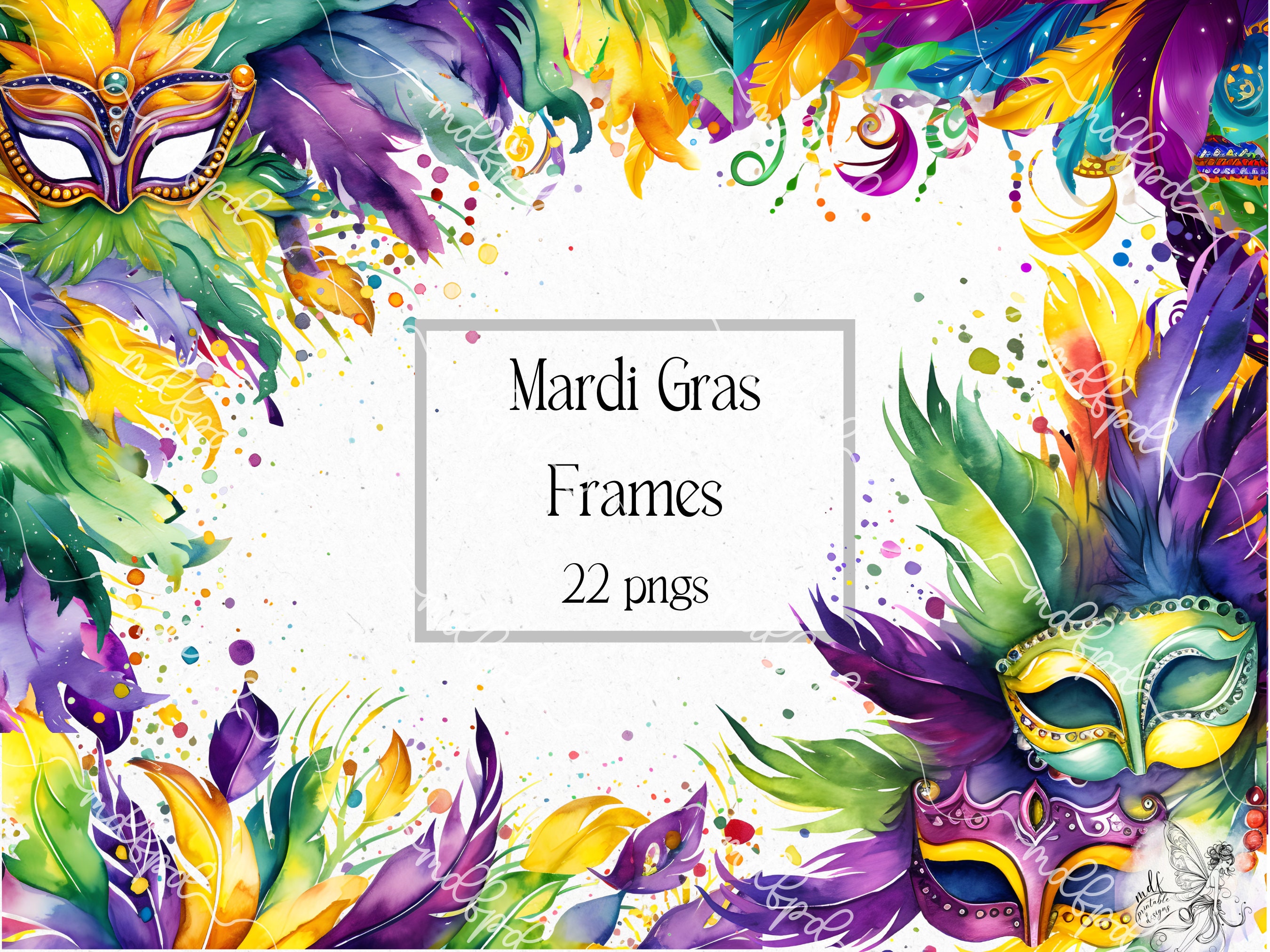 Mardi Gras Frames: Mardi Gras Frames Clip Art, Mardi Gras Frames Pngs ...