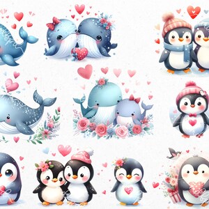 Valentine Arctic Friends: Valentine Arctic Animals Png, Valentine ...