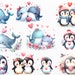Valentine Arctic Friends: Valentine Arctic Animals Png, Valentine ...