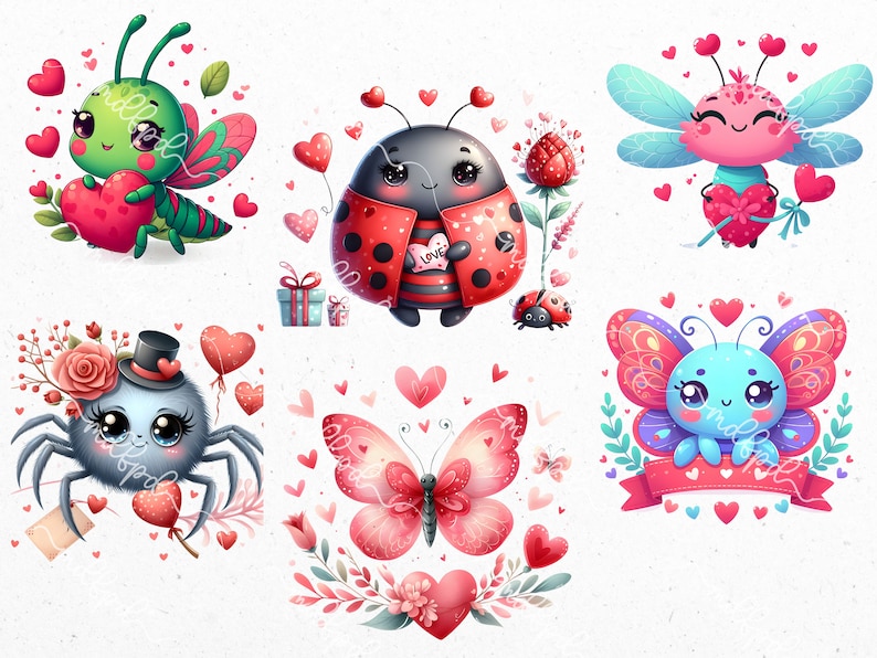 Love Bugs: Valentine Love Bug Clip Art, Valentine Love Bugs Pngs ...