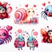 Love Bugs: Valentine Love Bug Clip Art, Valentine Love Bugs Pngs ...