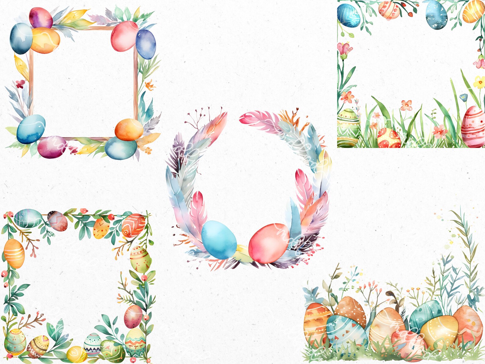 Easter Frames & Borders: Easter Frames and Borders Clip Art, Easter ...