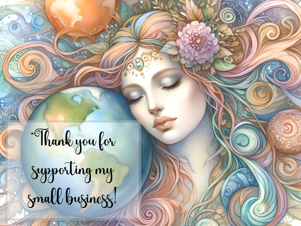 Gaia: Watercolor Gaia Clipart Gaia Png Mother Earth Clipart Mother ...