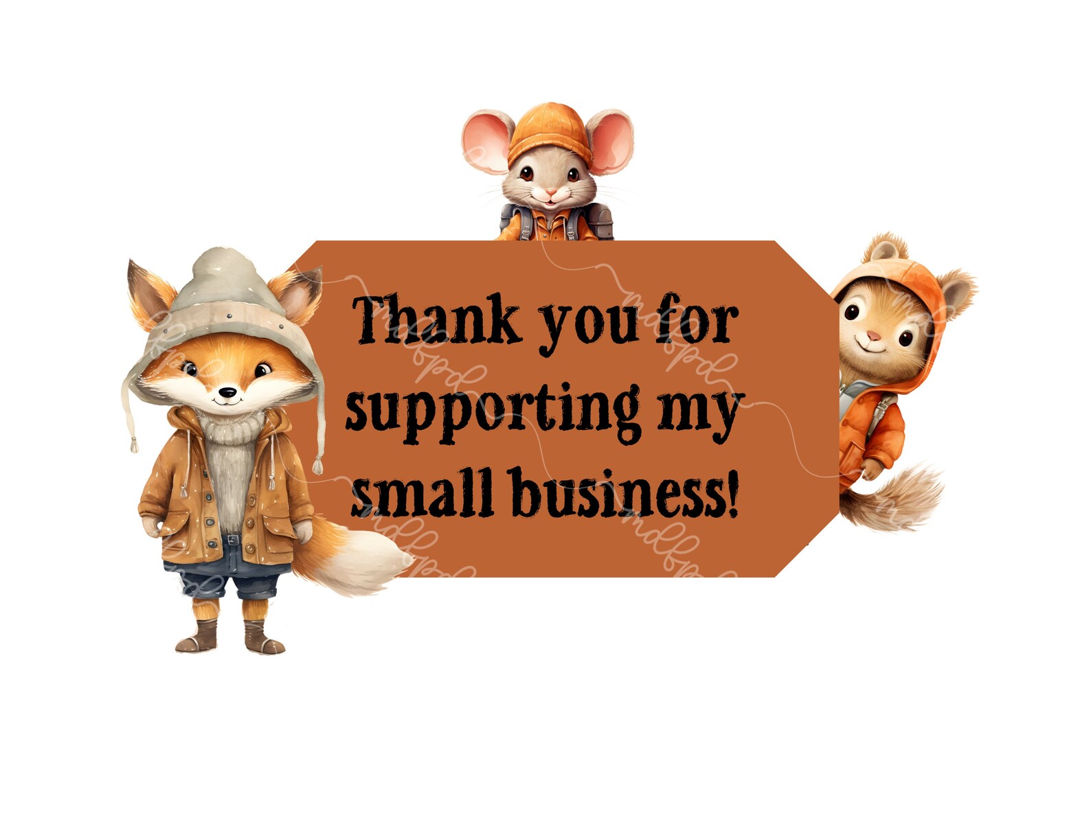 Woodland Animals Clipart: Watercolor Forest Friends (PNG Digital ...