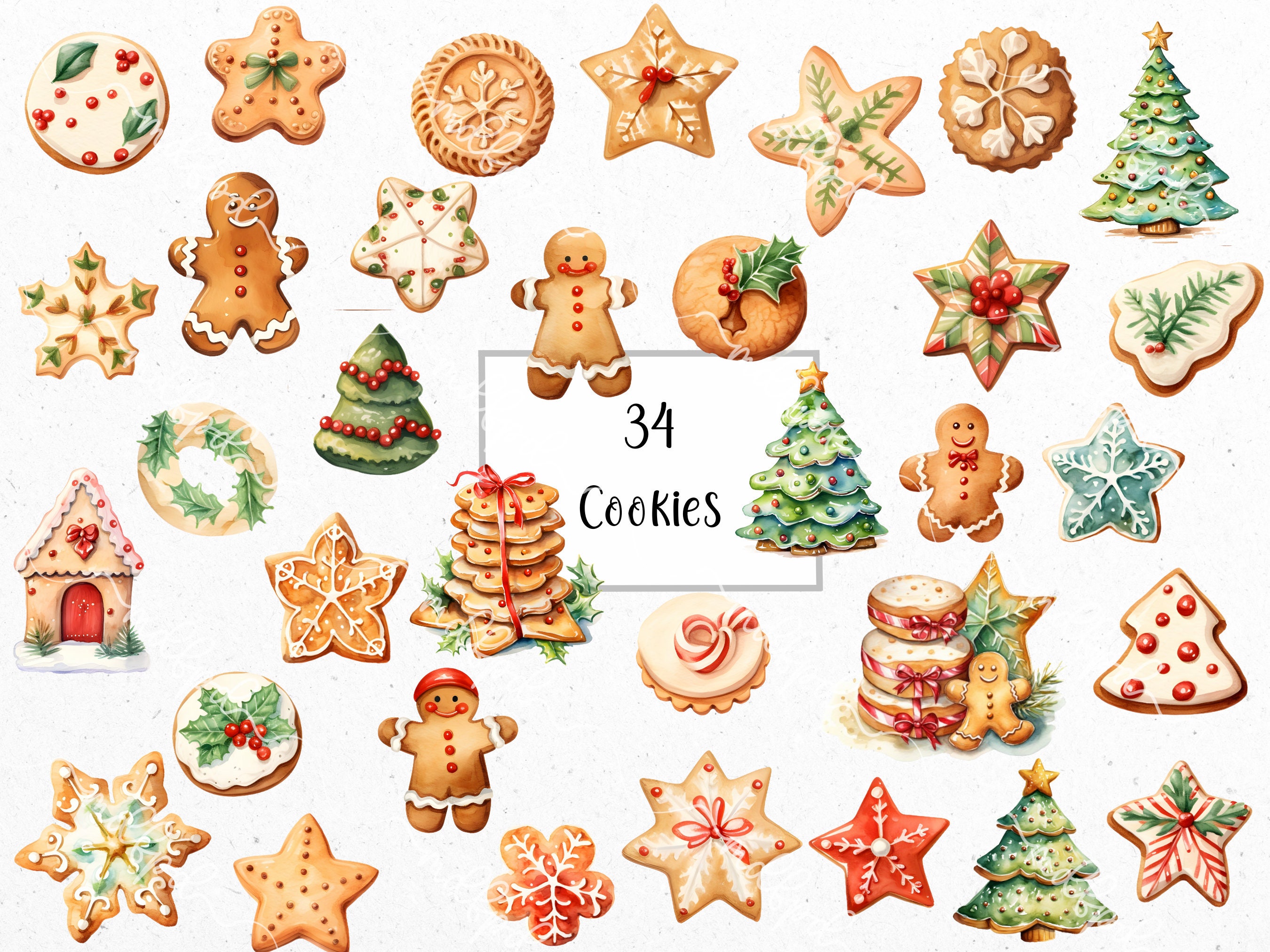 Sweet Christmas: Christmas Sweets Clipart, Christmas Png, Cookies ...
