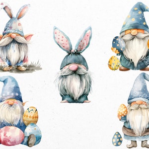Watercolor Easter Gnomes: Watercolor Easter Gnomes Png, Watercolor ...