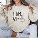 Custom I Am Middle Finger Sweatshirt,custom Birthday Hoodie,i Am 29 and ...