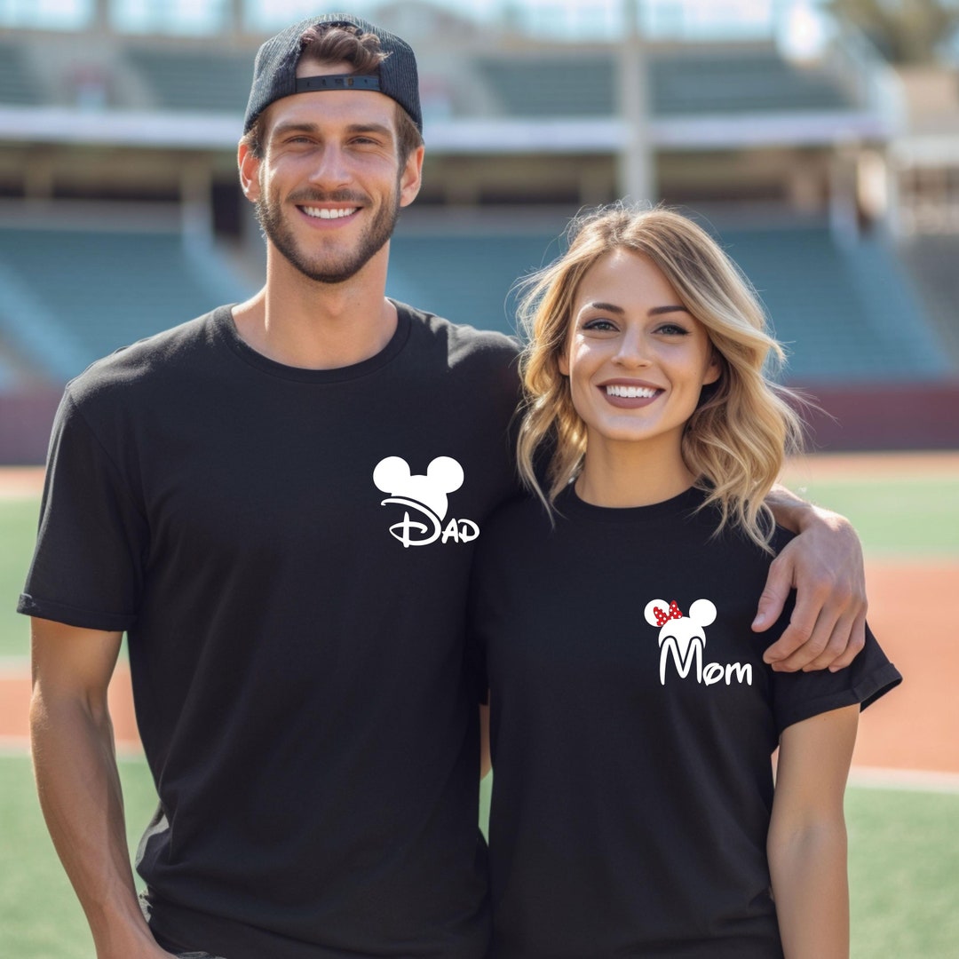 Disney Mom and Dad Matching Shirt, Disney Family Matching Shirt, Disney ...
