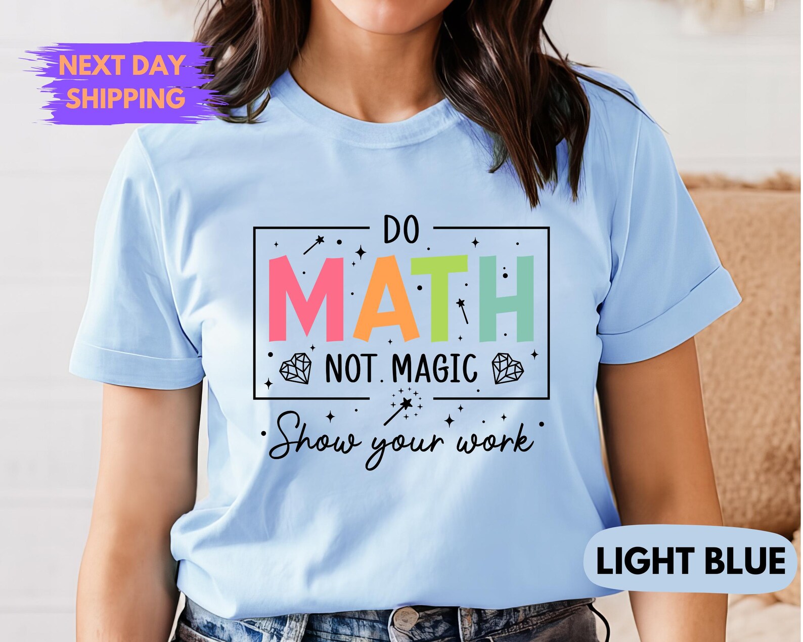 Do Math Not Magic, Math Lover Shirt, Funny Math Tee, Gift for Math ...