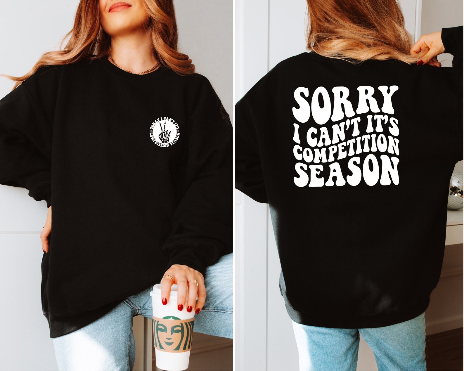 Sorry Can't Comp Season Comp Season Sweatshirt, Cheer Competition ...