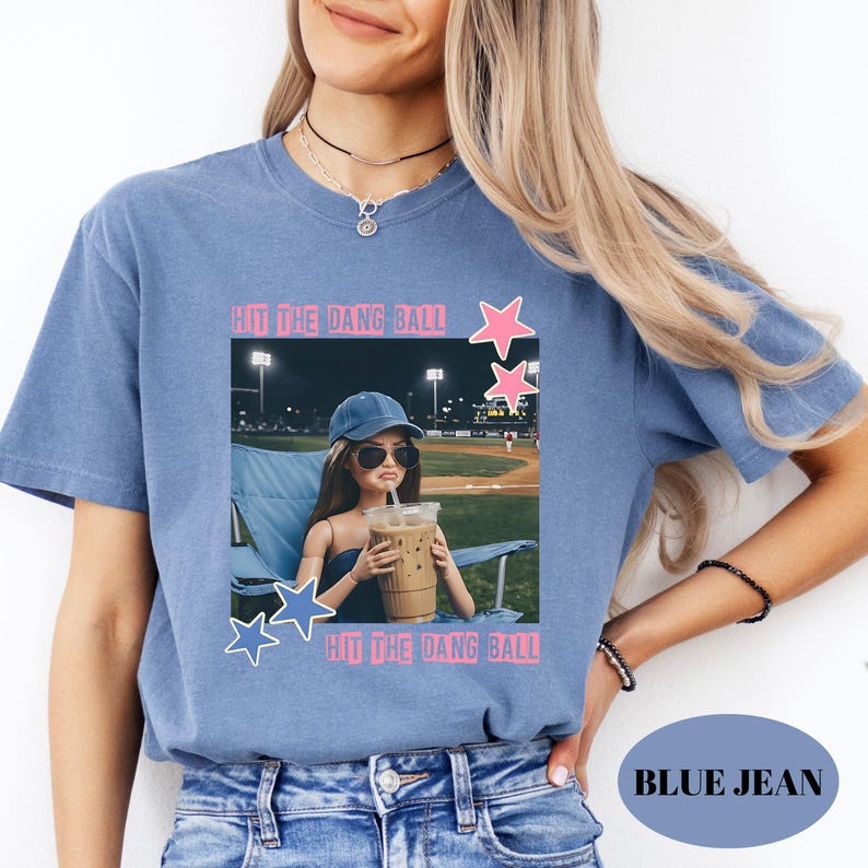 Comfort Colors Hit the Dang Ball Baseball Mom T-shirt, Game Day ...