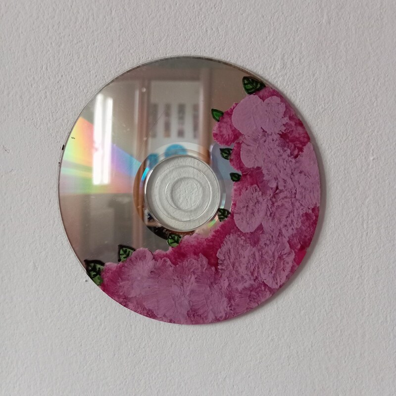 Painted Cd - Etsy