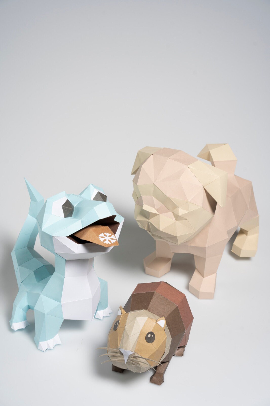 DIY Kid Craft 3D Dog Papercraft Building Set - Etsy