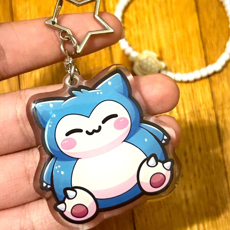 Snorlax Keychain - Etsy