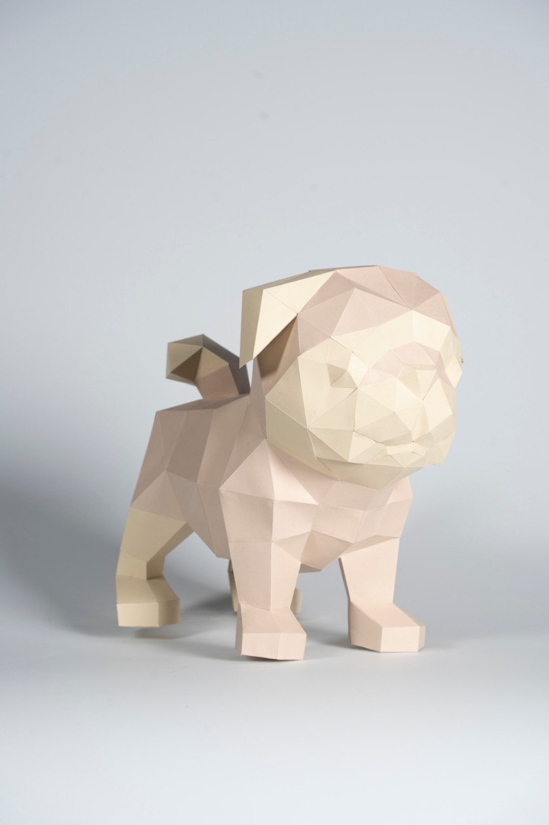 DIY Kid Craft - 3D Dog Papercraft Building Set - Etsy
