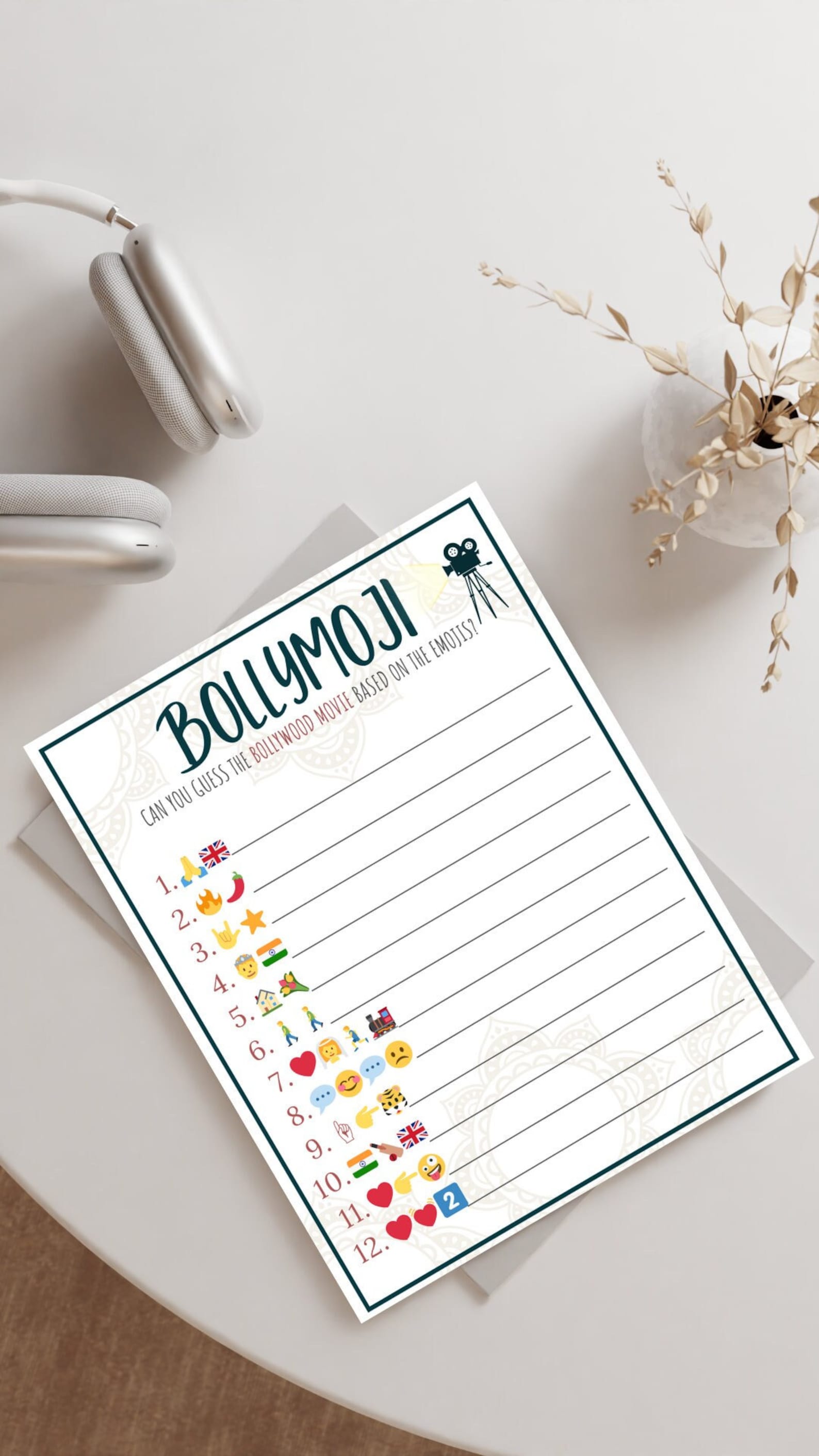 BOLLYMOJI - Guess the Bollywood Movie Game, the Emoji Game, Desi Game ...