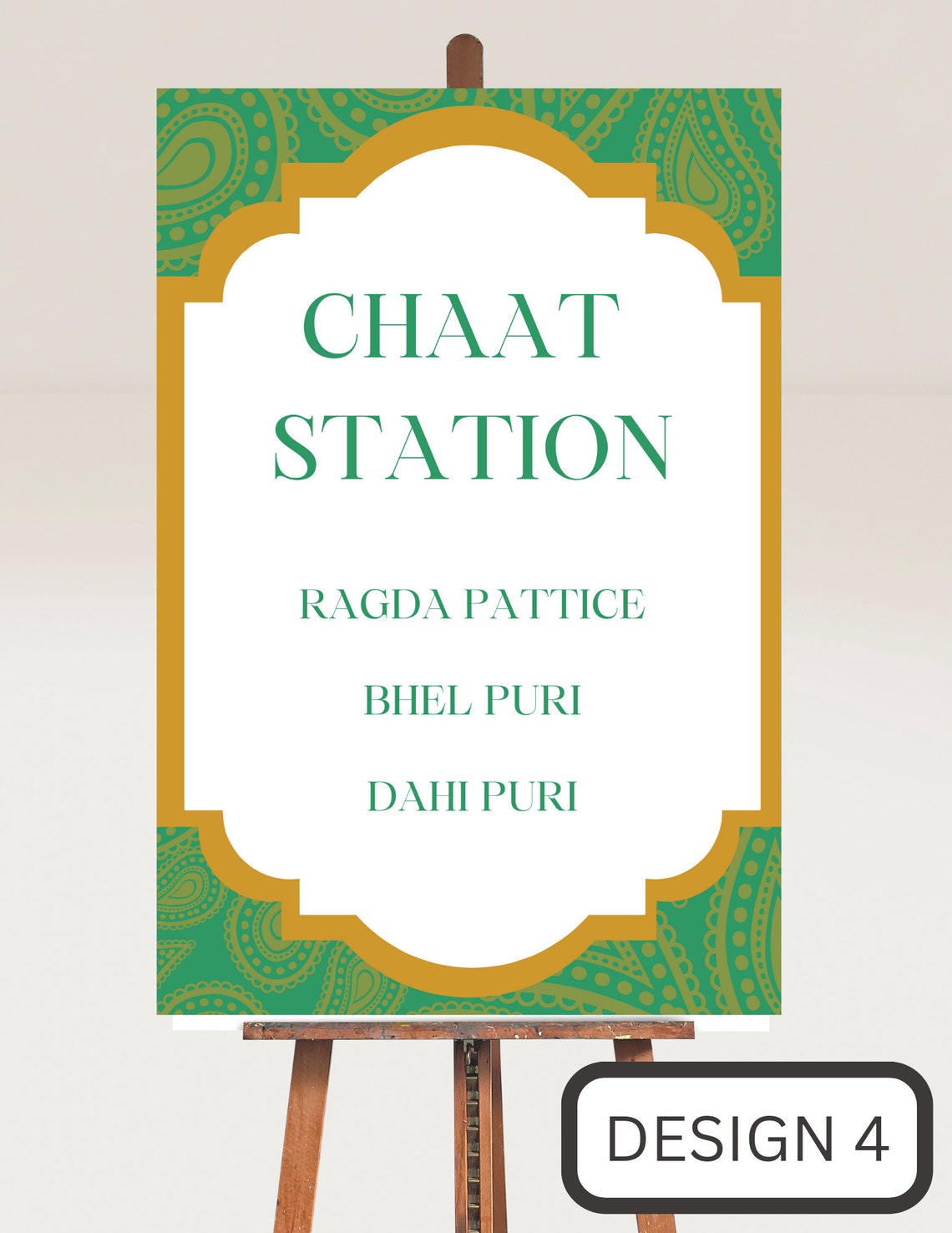 Indian Wedding Food Sign | Wedding Food Signage | Indian Street Food ...