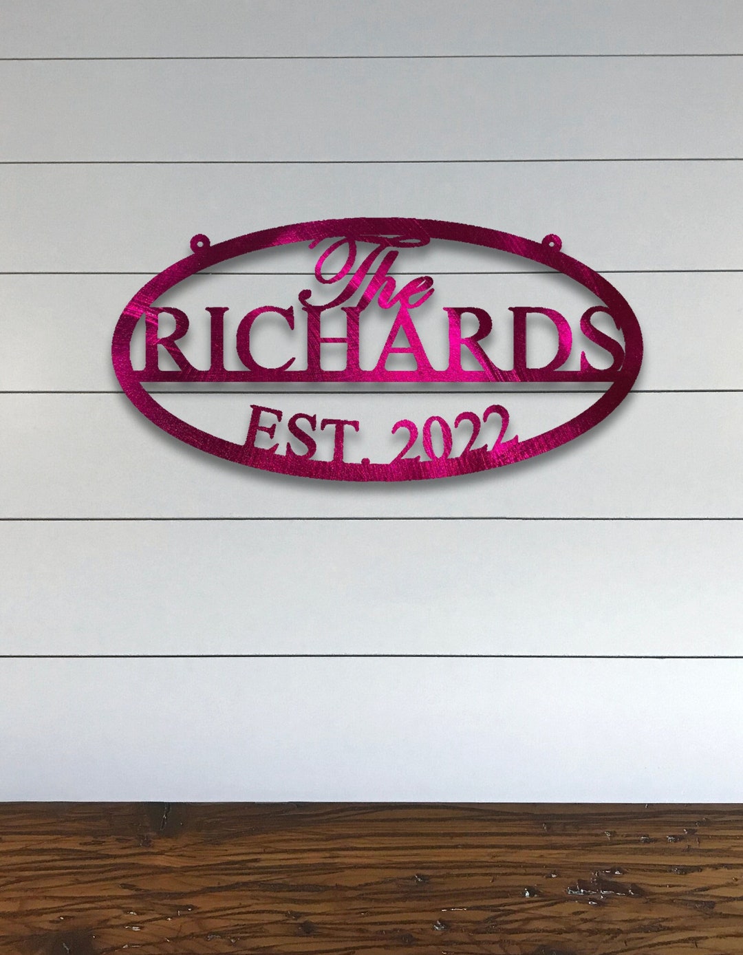 Custom Last Name Sign, Custom Metal Signs, Metal Sign, Metal Family ...