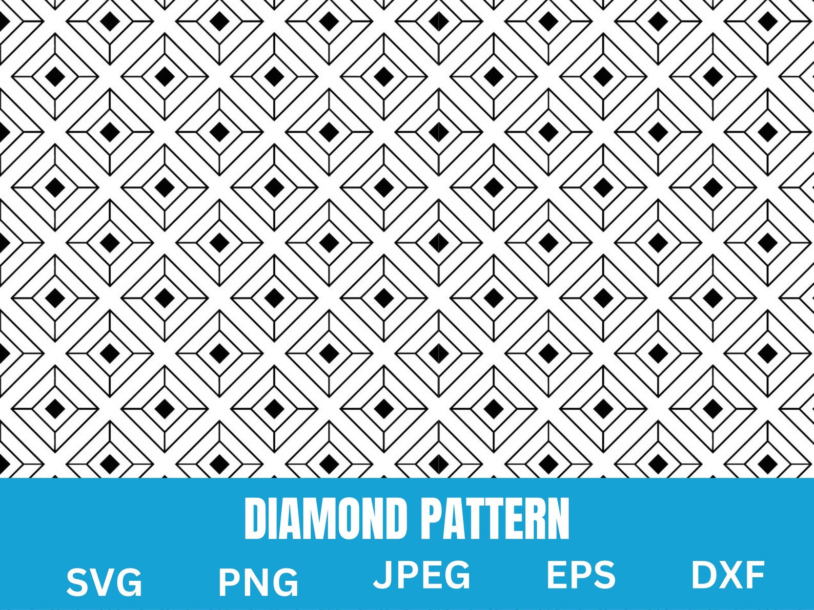 Diamond Pattern Svg Seamless Zigzag Pattern Svg Chevron Svg, Geometric ...