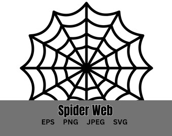 Large Spiderweb SVG Files Spider Web Cut Files Halloween SVG Vector ...