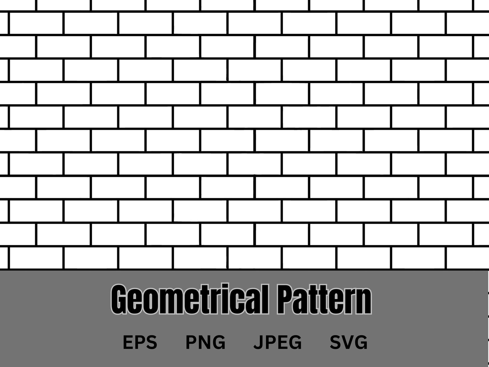 Brick Wall SVG Bundle, Brick Wall Pattern Cut Files, Brick Wall Template Vector Files, Brick ...