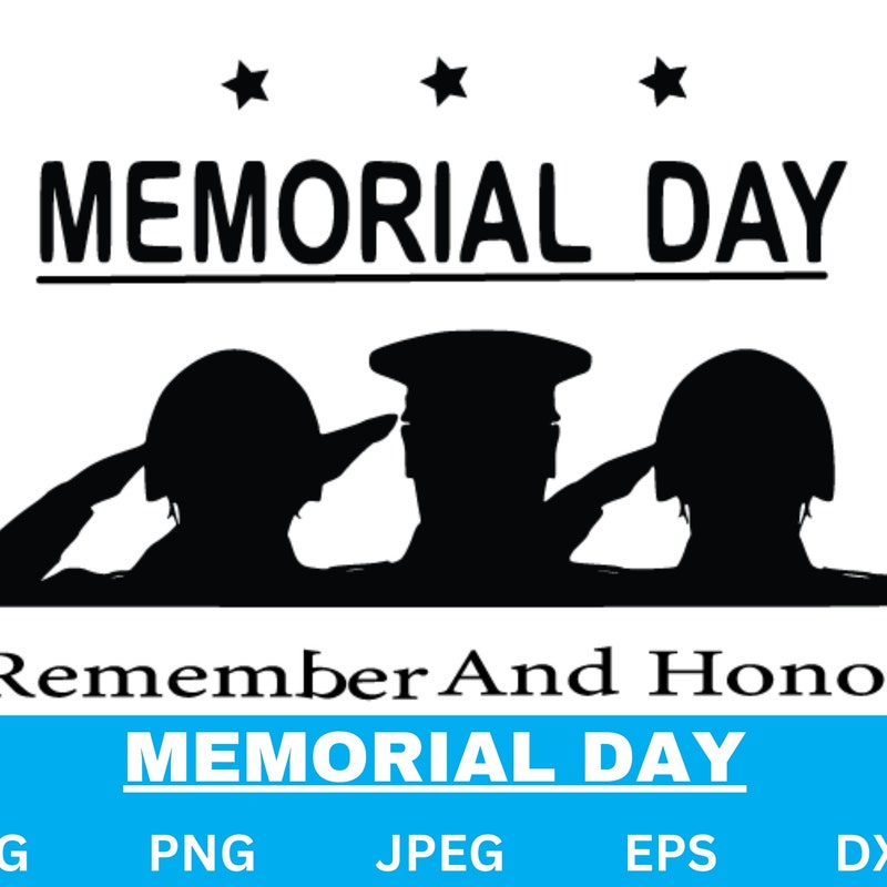 Memorial Day Svg - Etsy