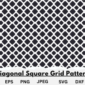 Seamless Monochrome Square Pattern Svg Black and White Background ...