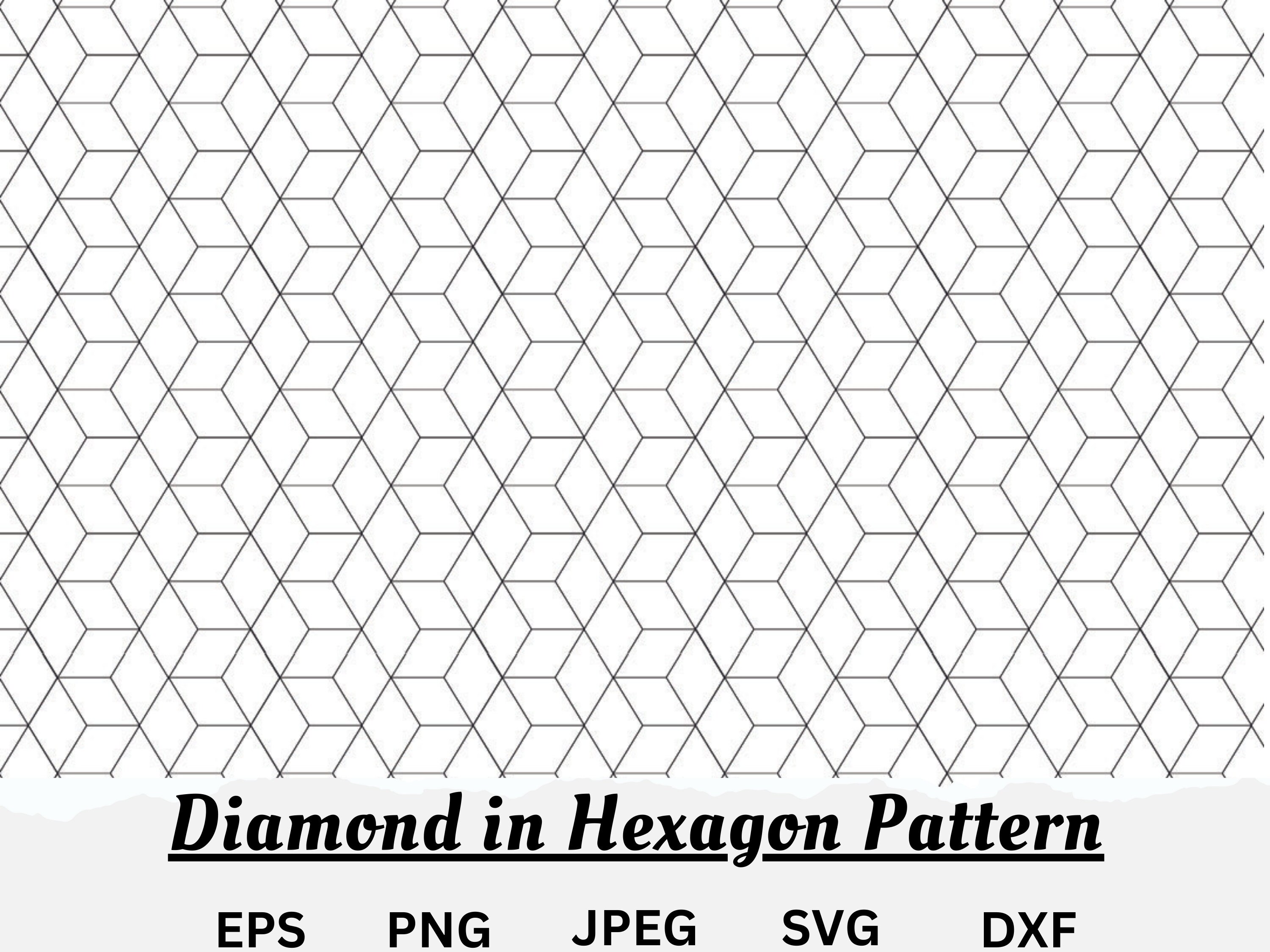 Hexagonal Pattern Svg Cube Pattern Svg Square Block Pattern Geometric