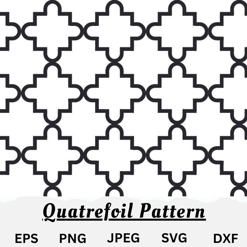 Quatrefoil Pattern - Etsy