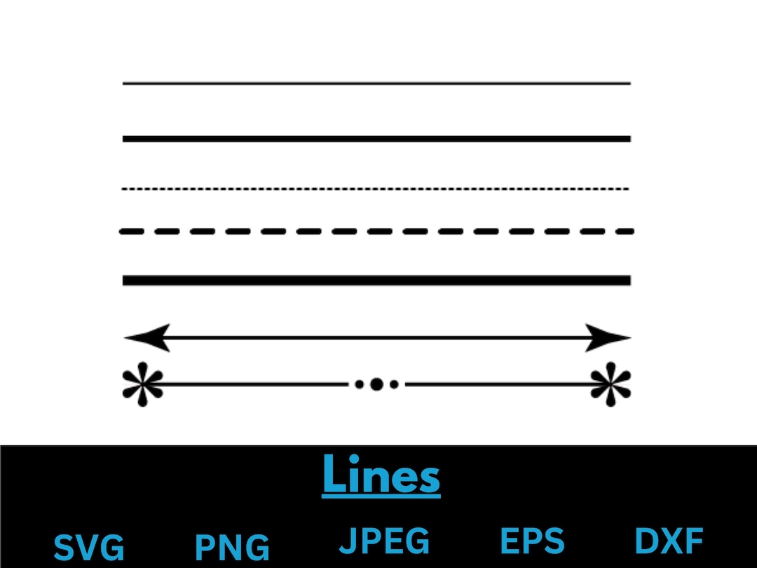 Lines Pattern Svg Dotted Line Svg Line Stroke Svg Geometric Pattern Svg ...