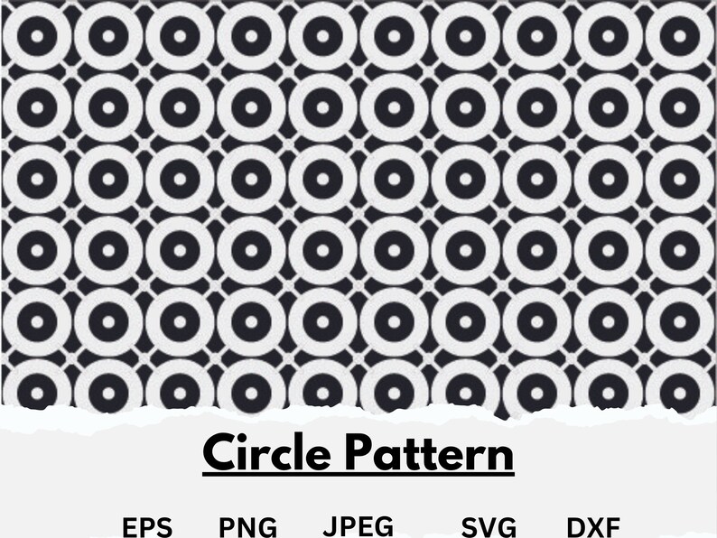 Circle Pattern Svg, Seamless Round Pattern, Geometric Background, Svg ...
