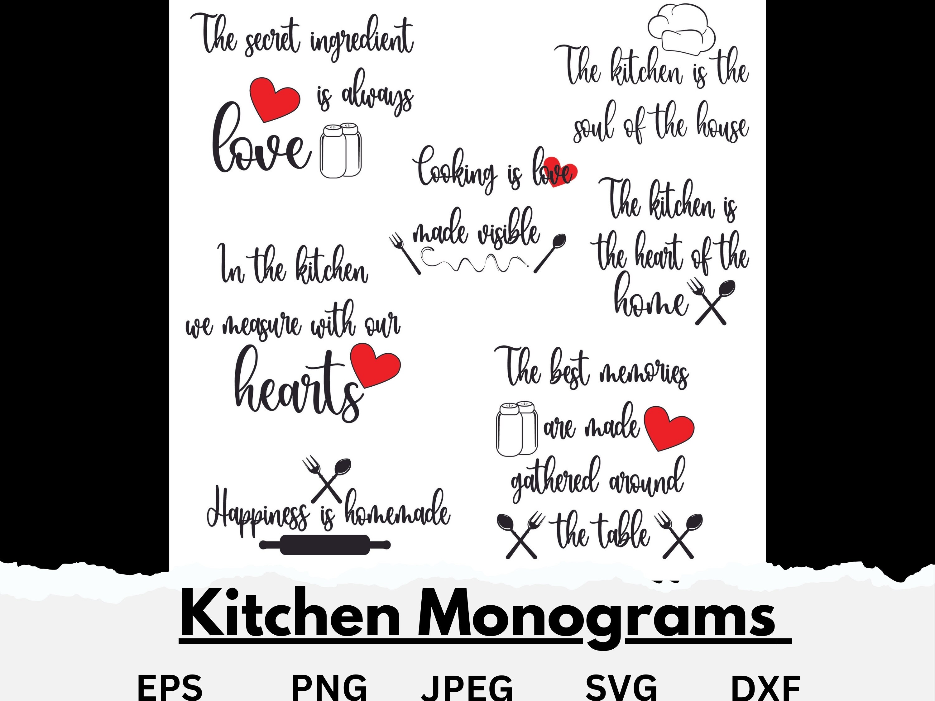 Kitchen Saying SVG Bundle, Kitchen Quotes Svg Bundles , Secret of ...