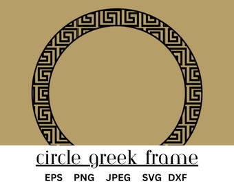 Greek Wave Svg, Greek Key Svg, Medusa, Seamless Meander Pattern ...