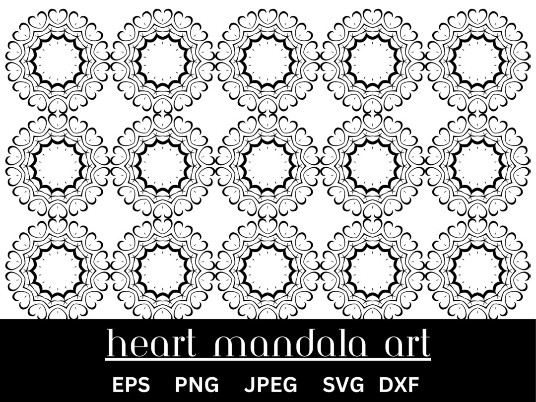 Mandala Style Paper Pattern Mandala Flower Svg Mandala Silhouette ...