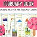 February Preschool Curriculum: Learning Activity Workbook (digital ...