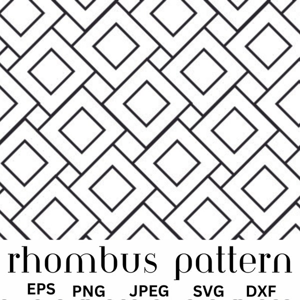 Rhombus Pattern - Etsy