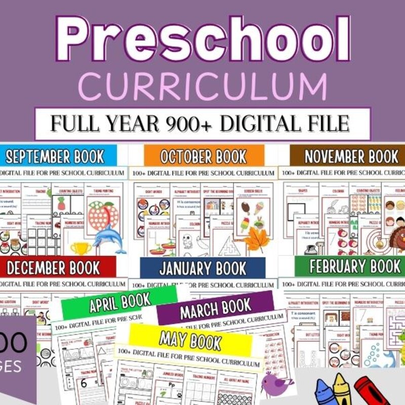 Preschool Clipart - Etsy