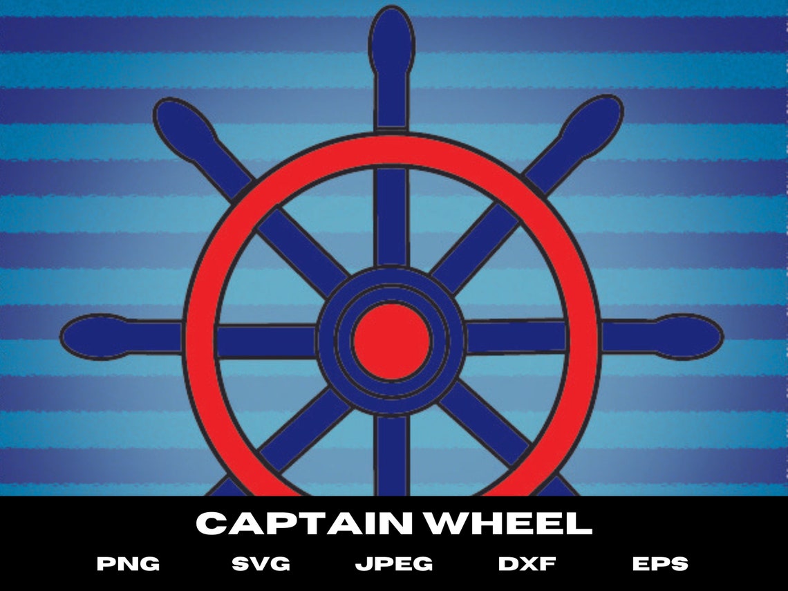 Ship Wheel Svg, Ship Wheel Clip Art Svg Boat Wheel Svg, Nautical Svg ...