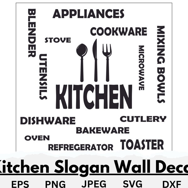 Word Cloud Decal - Etsy