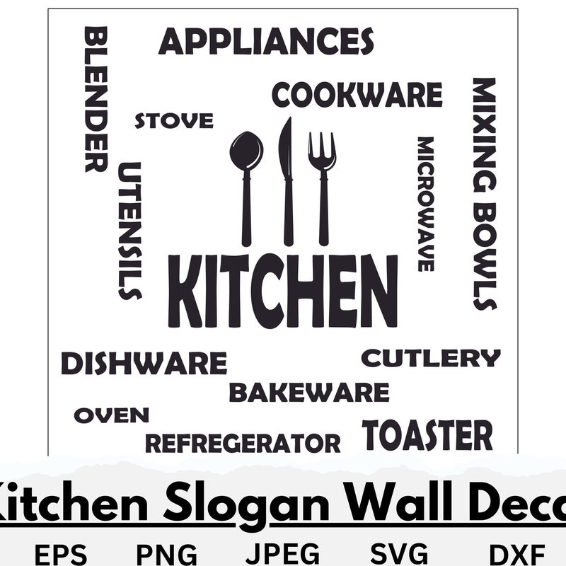 Word Cloud Decal - Etsy