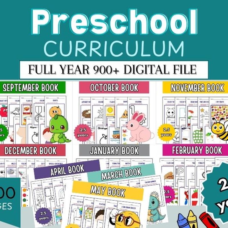 Preschool Curriculum - Etsy