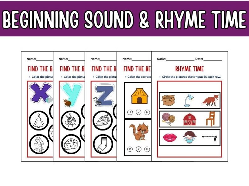 March Pre-k Workbook: Printable Preschool Learning (digital Download ...