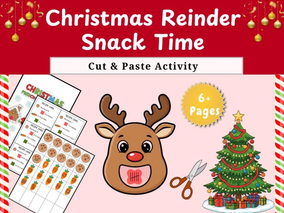 Christmas Preschool Activities – Feed the Reindeer Counting Game ...