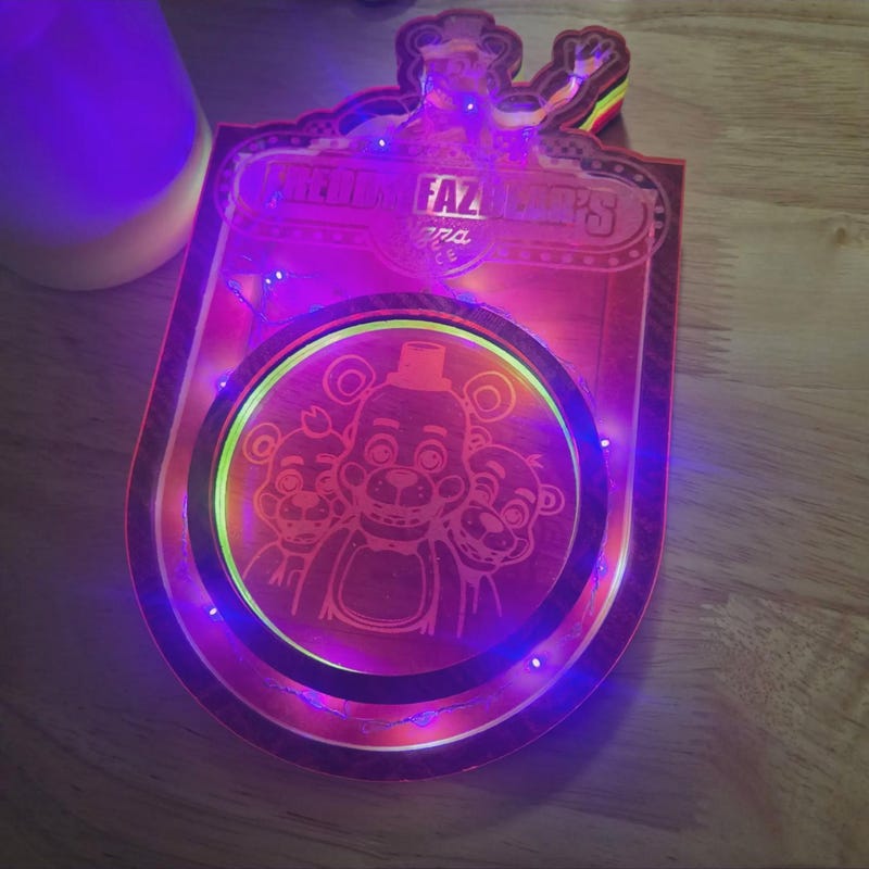 Neon Sign Five Nights at Freddys - Etsy