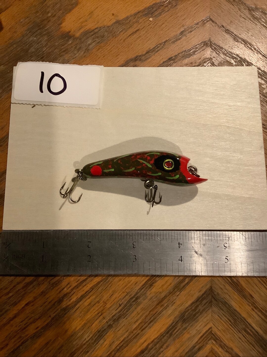 Hand Carved and Hand Painted Vintage Style Wooden Fishing Lure - Etsy