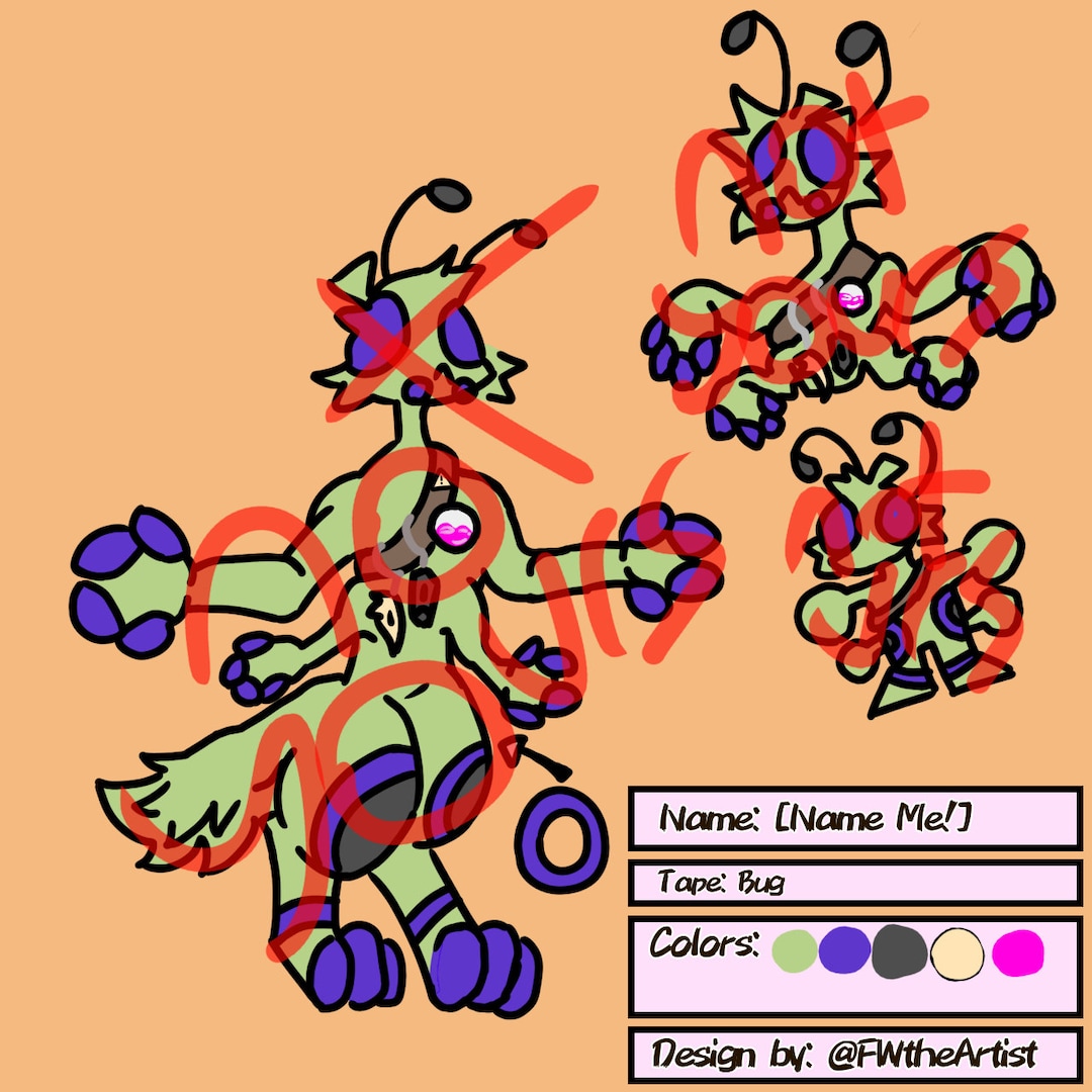 Adoptable Fursona Character Design Jumping Spider - Etsy