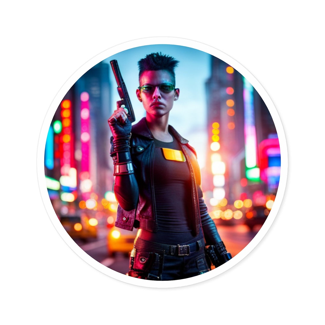Cyberpunk Sticker - Etsy