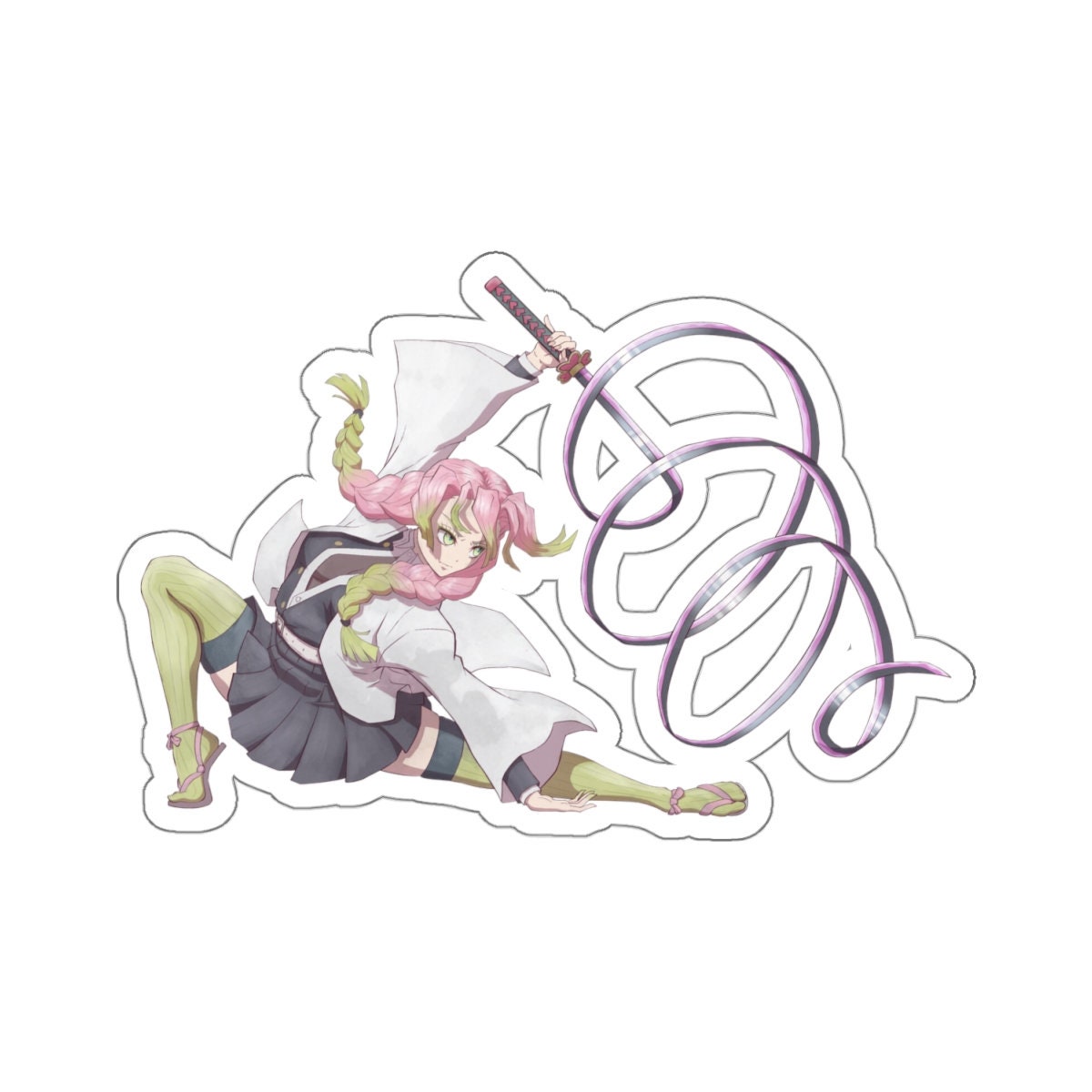 Mitsuri Waifu Ecchi Sexy Anime Sticker - Etsy